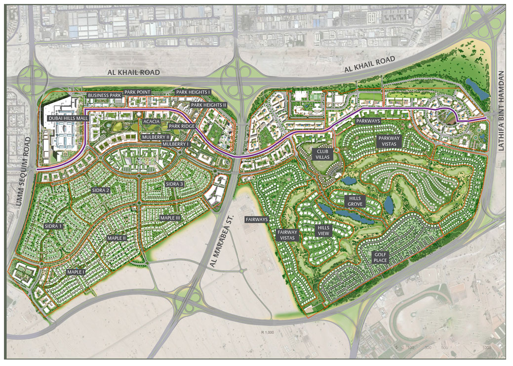 Dubai Hills Estate Master Plan