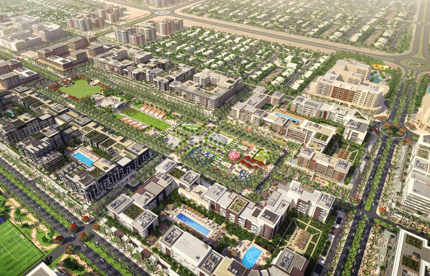 Nshama Town Square | Al Qudra Road, Dubai